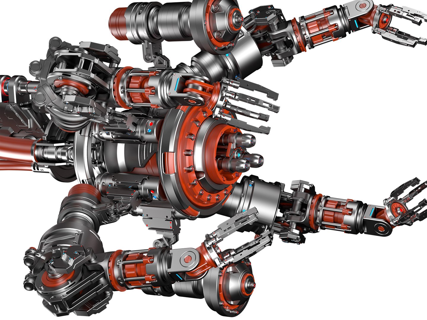 3D Assembly Robot Rigged - TurboSquid 1356813
