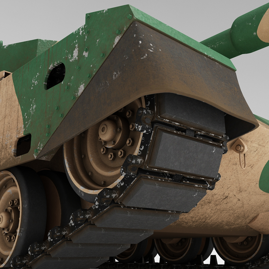 3d model japanese main battle tank
