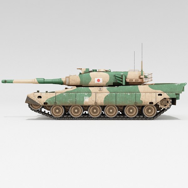 3d model japanese main battle tank
