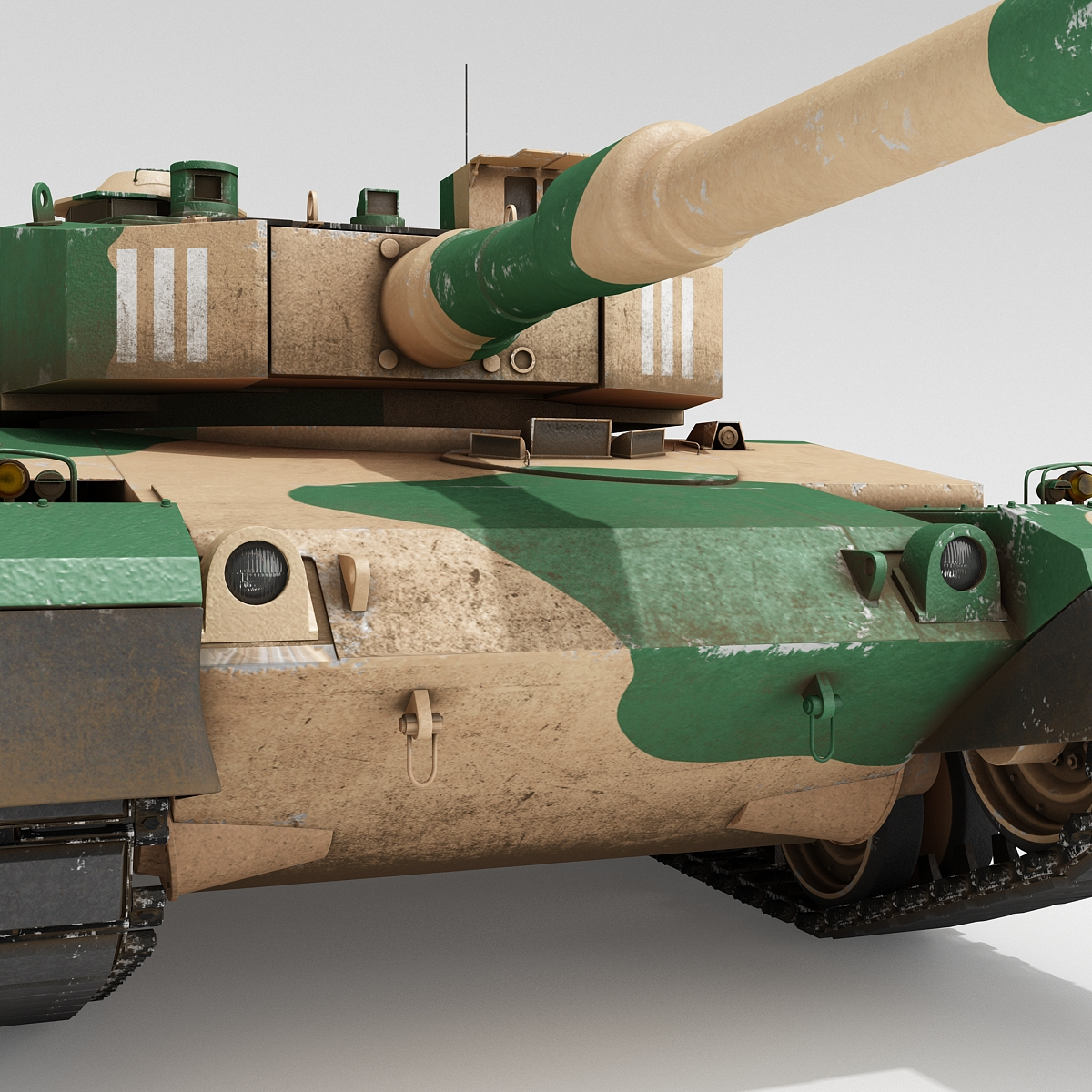3d model japanese main battle tank
