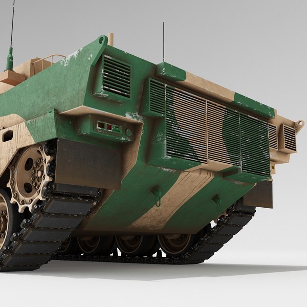 3d model japanese main battle tank