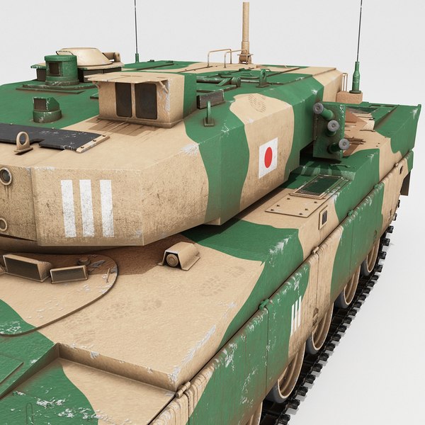 3d model japanese main battle tank