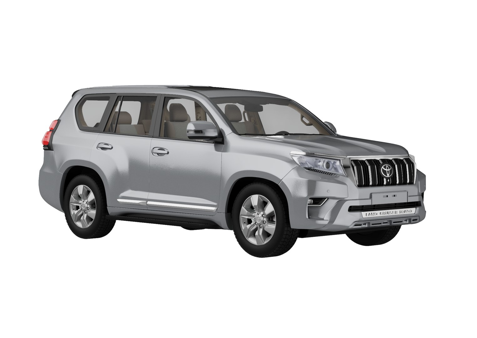 Toyota Land Cruiser Prado 3D Model - TurboSquid 2225155