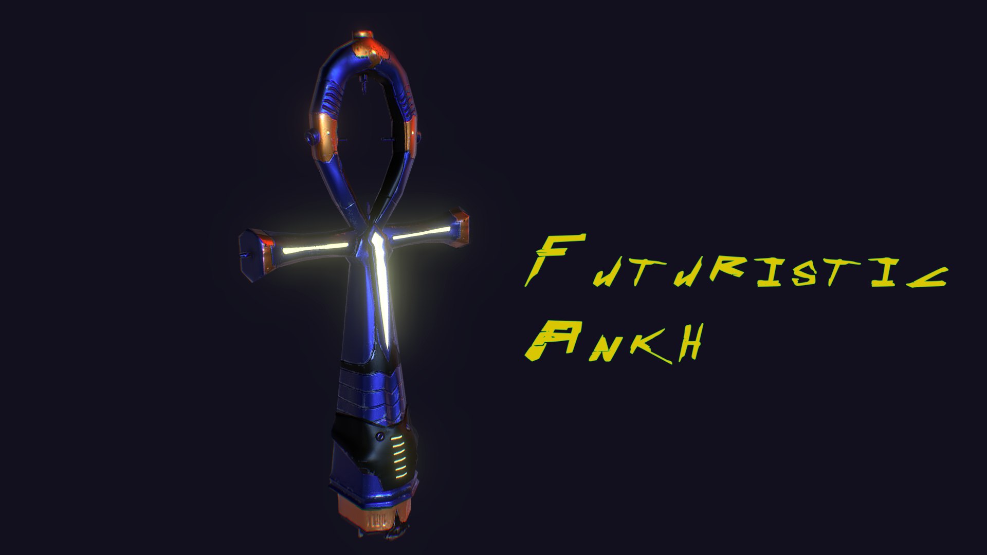 Ankh Futuristic Weapon HQ 3D - TurboSquid 1974002
