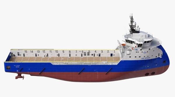 Ulstein PX105 바다 거미 플랫폼 공급 선박 3D 모델 - TurboSquid 1426933