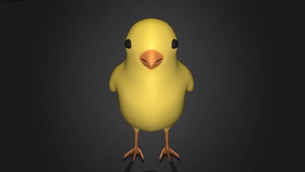 modelo 3d Activo - Dibujos animados - Dibujos animados Pollo aparejado ...