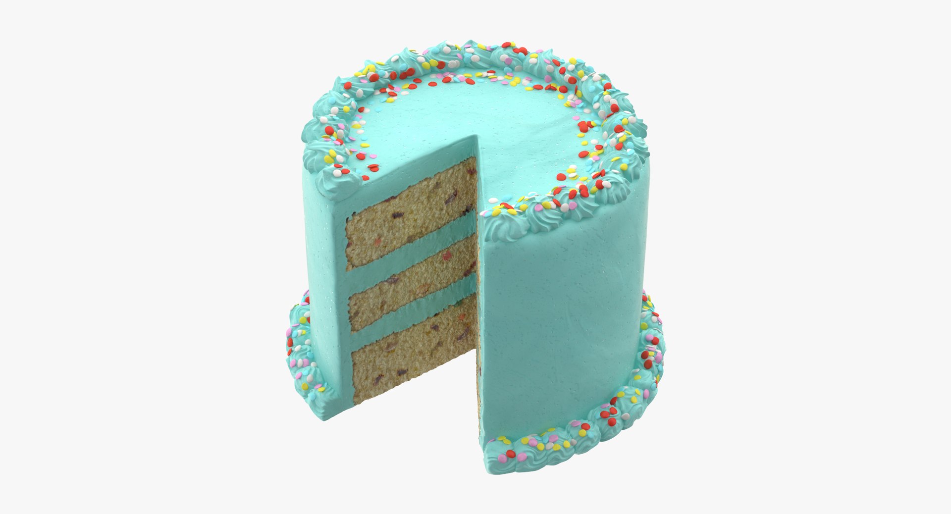 3d model of cake 03