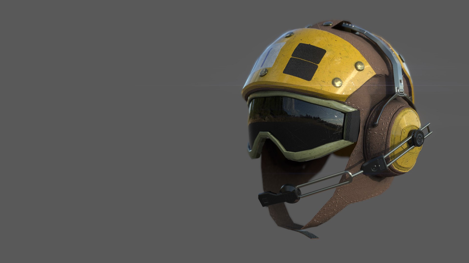 3D US NAVY Flight Deck Crew Helmet Model - TurboSquid 1774468