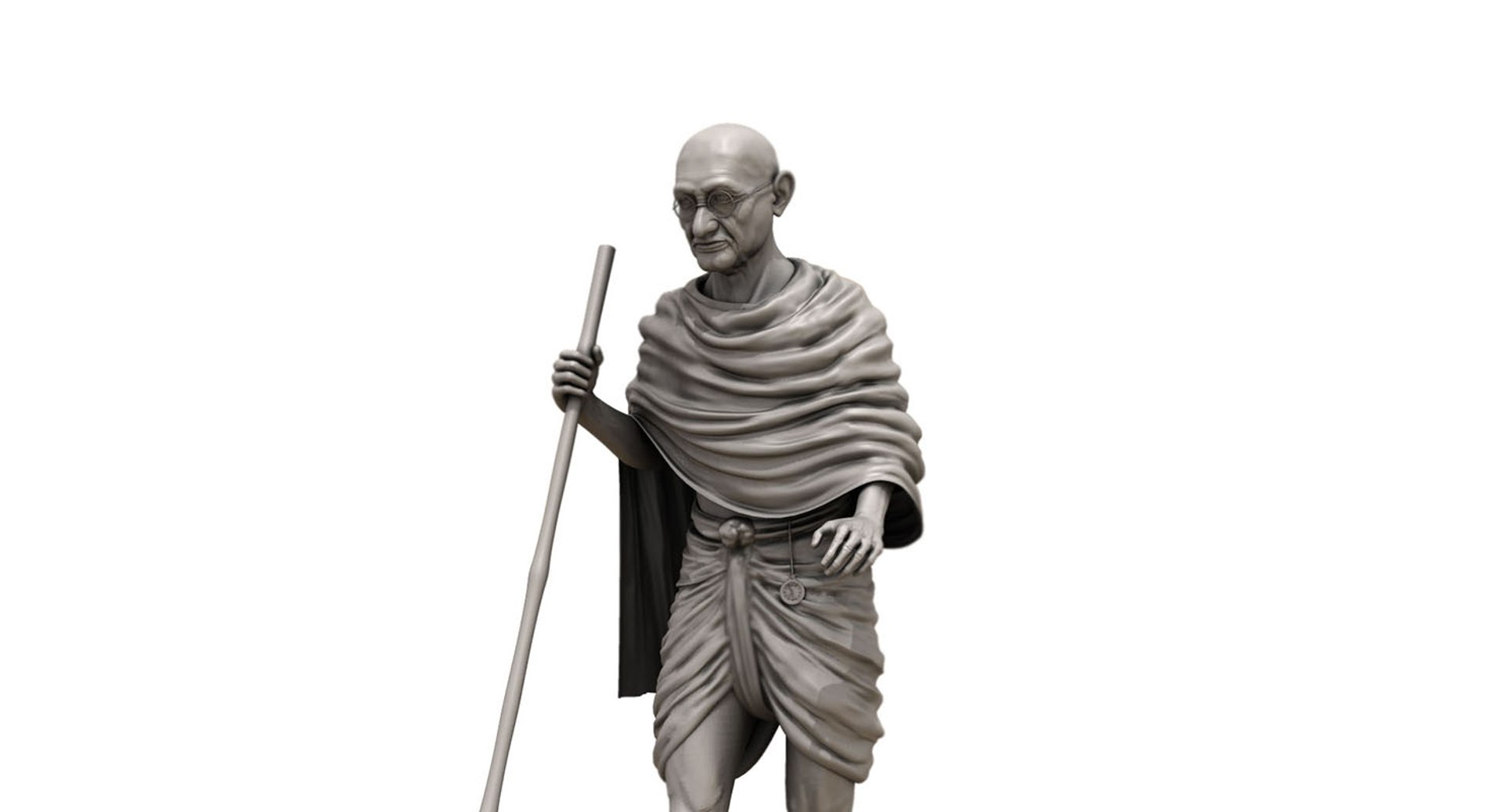 Mahatma Gandhi 3D Model - TurboSquid 1445110