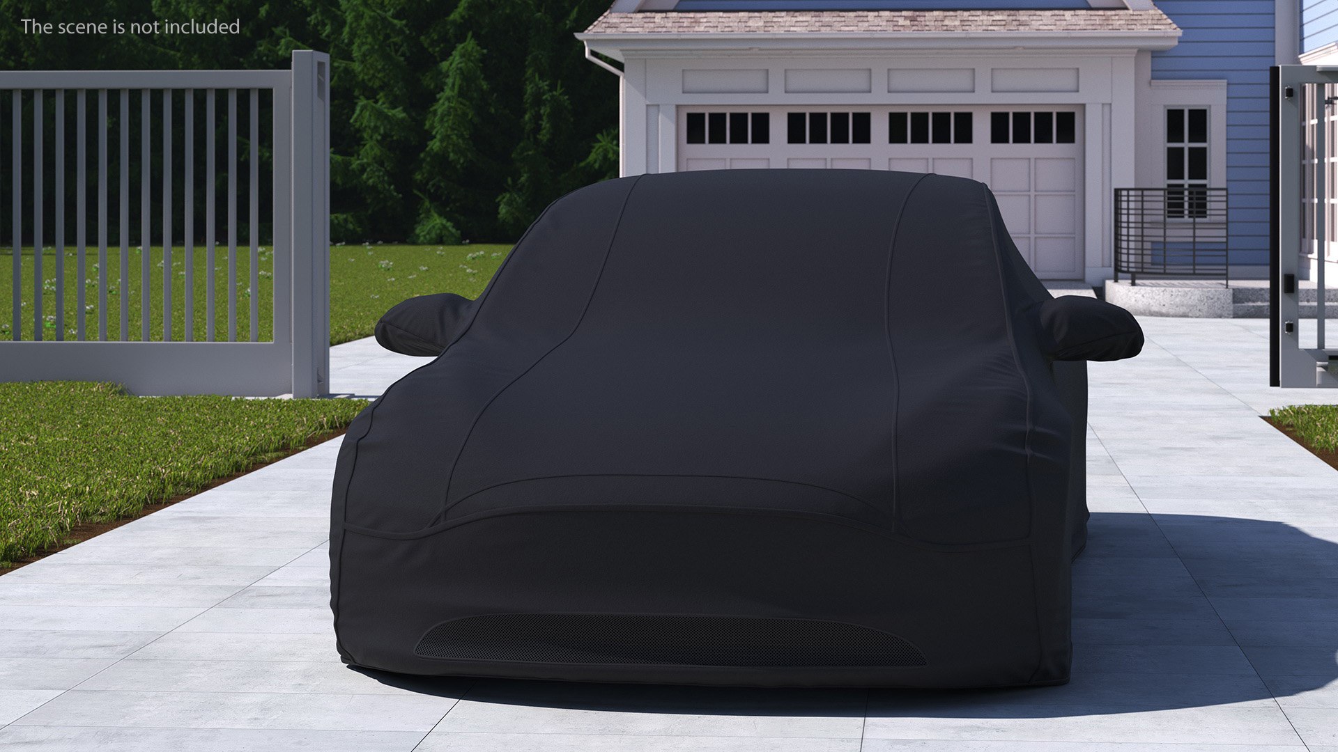 Car Cover For Tesla Model 3 Black 3D Model - TurboSquid 2160893