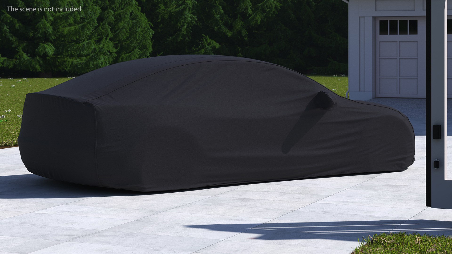 Car Cover For Tesla Model 3 Black 3D Model - TurboSquid 2160893