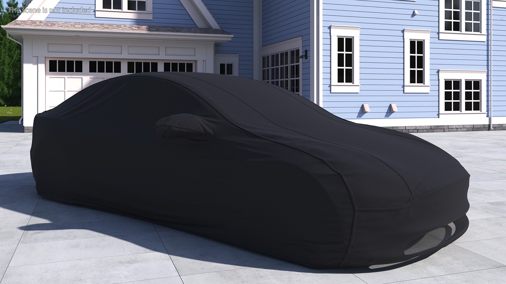 Car Cover For Tesla Model 3 Black 3D Model - TurboSquid 2160893