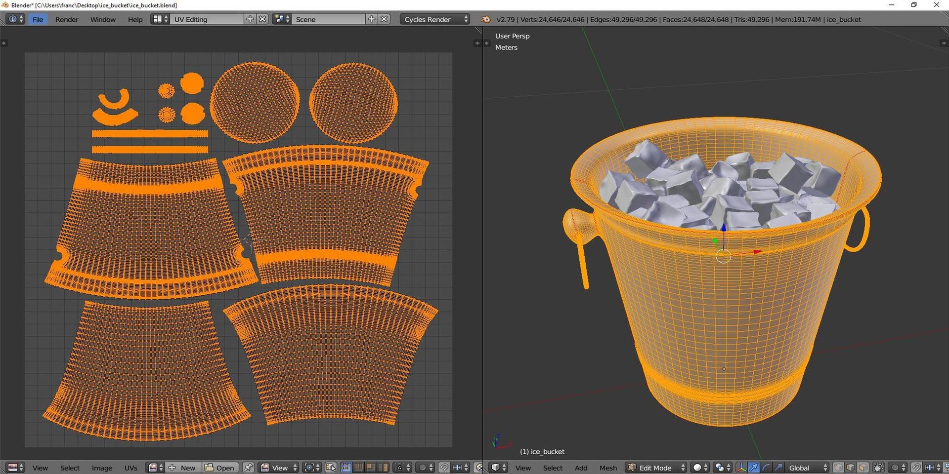 3D Ice Bucket Model - TurboSquid 1605670