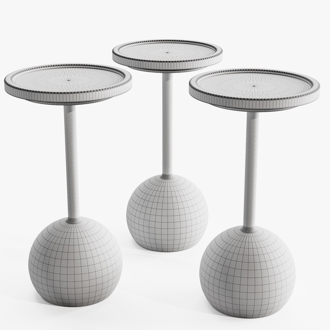 Four Hands Viola Accent Table 3D Model - TurboSquid 2001130