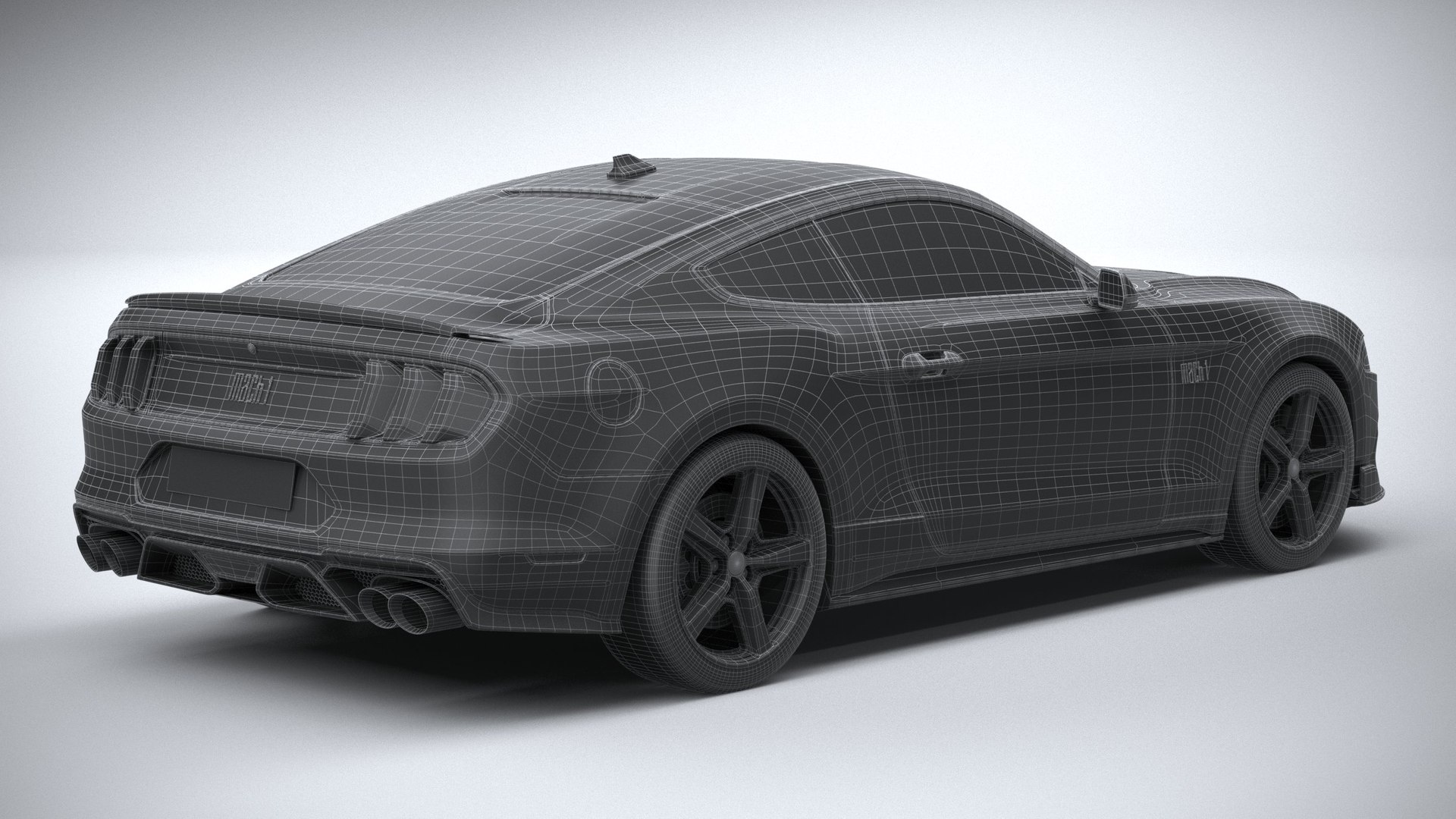 3D Model Mustang Mach1 2021 - TurboSquid 1582440