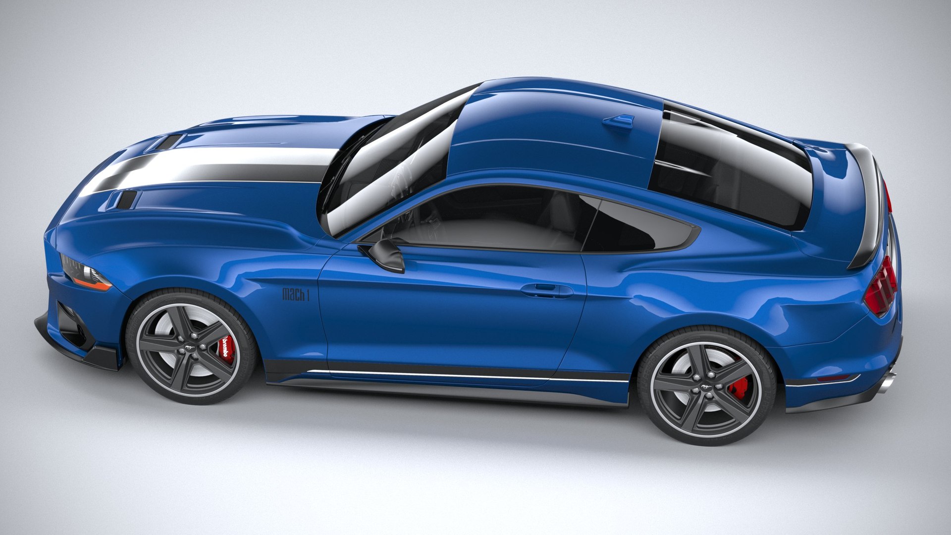 3D Model Mustang Mach1 2021 - TurboSquid 1582440