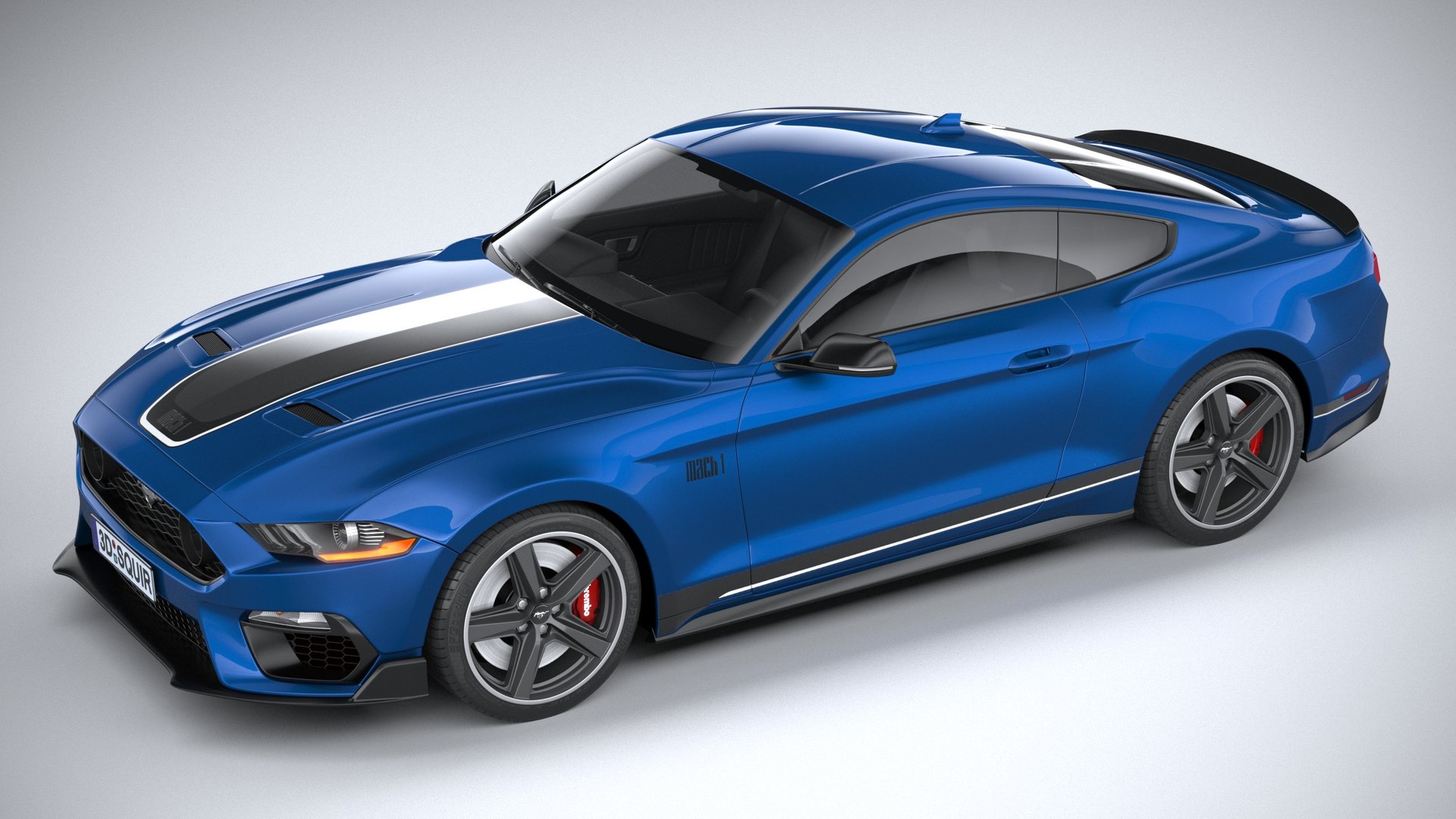 3D Model Mustang Mach1 2021 - TurboSquid 1582440