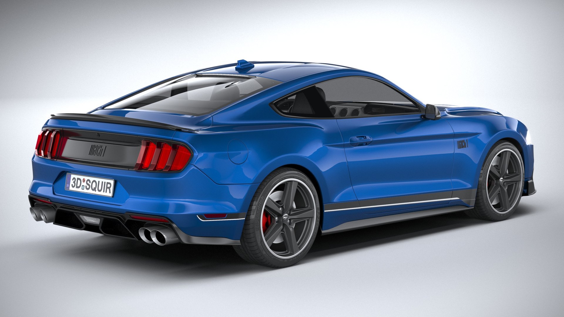 3D Model Mustang Mach1 2021 - TurboSquid 1582440