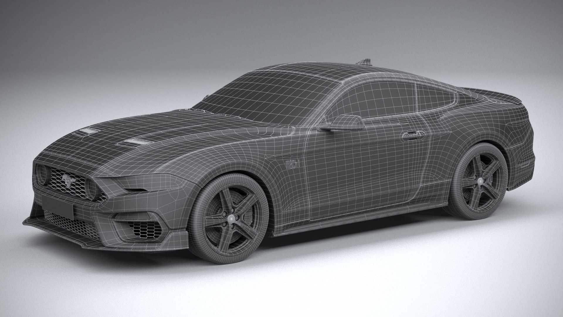 3D Model Mustang Mach1 2021 - TurboSquid 1582440