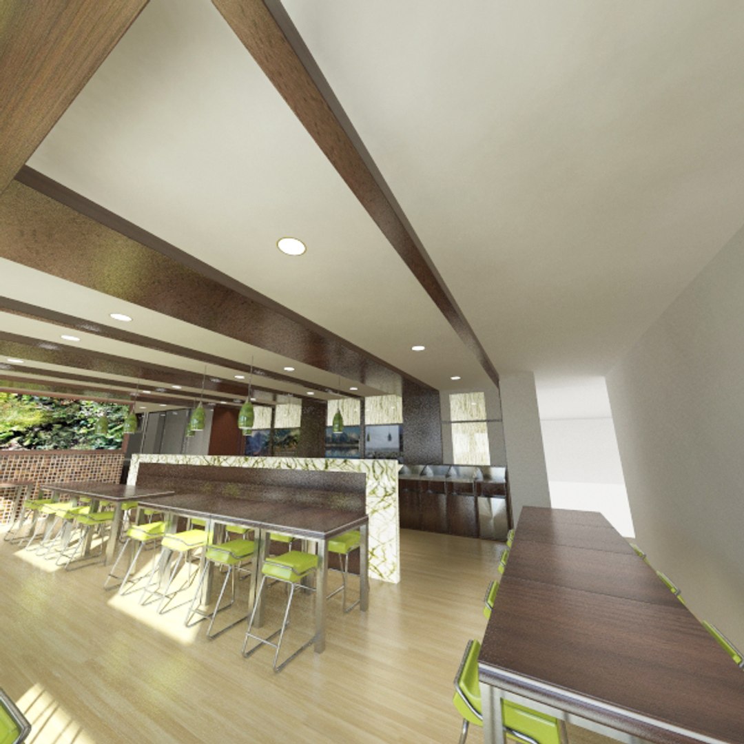 3d Model Break Room