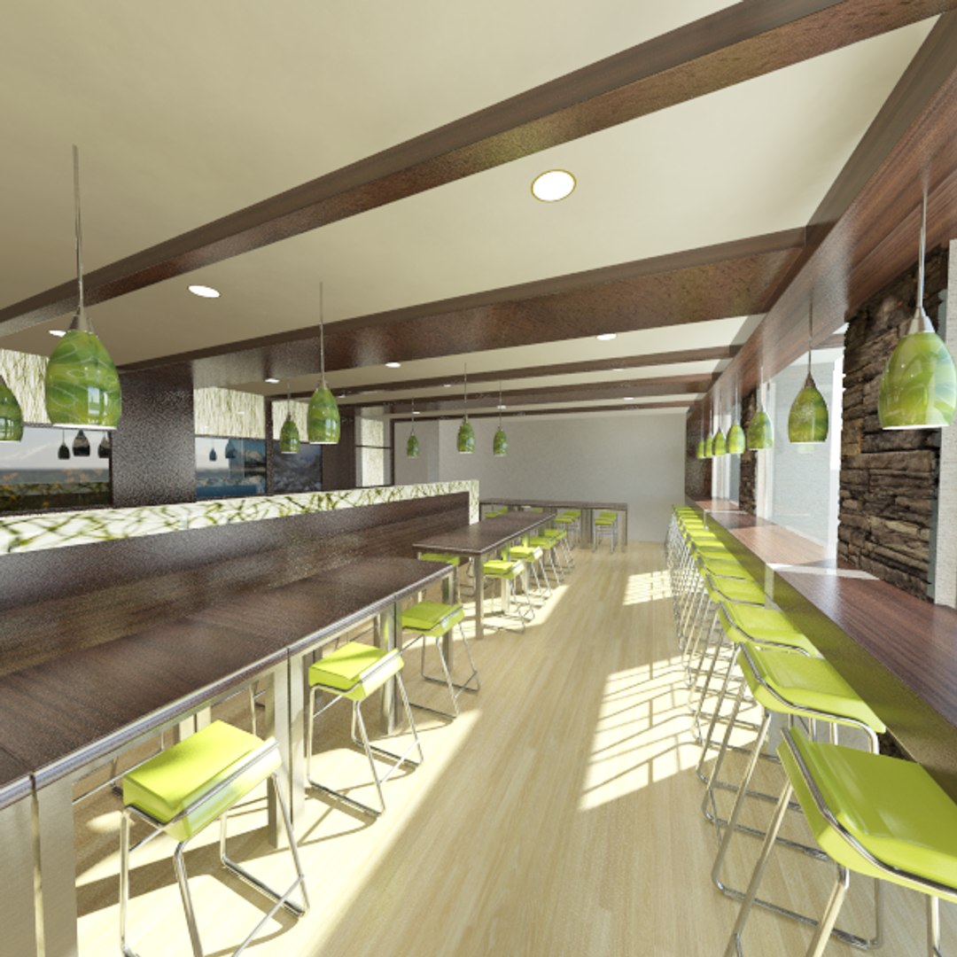 3d Model Break Room