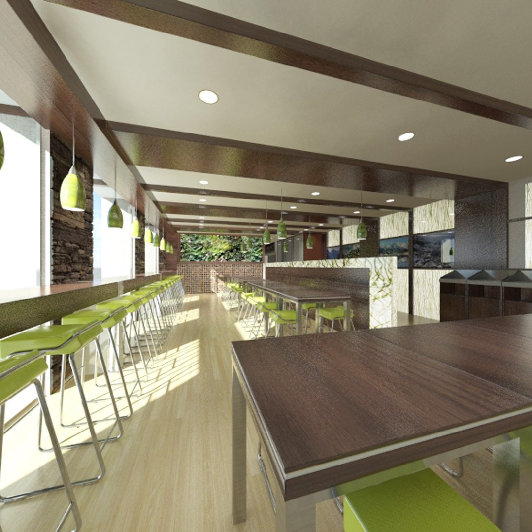 3d Model Break Room