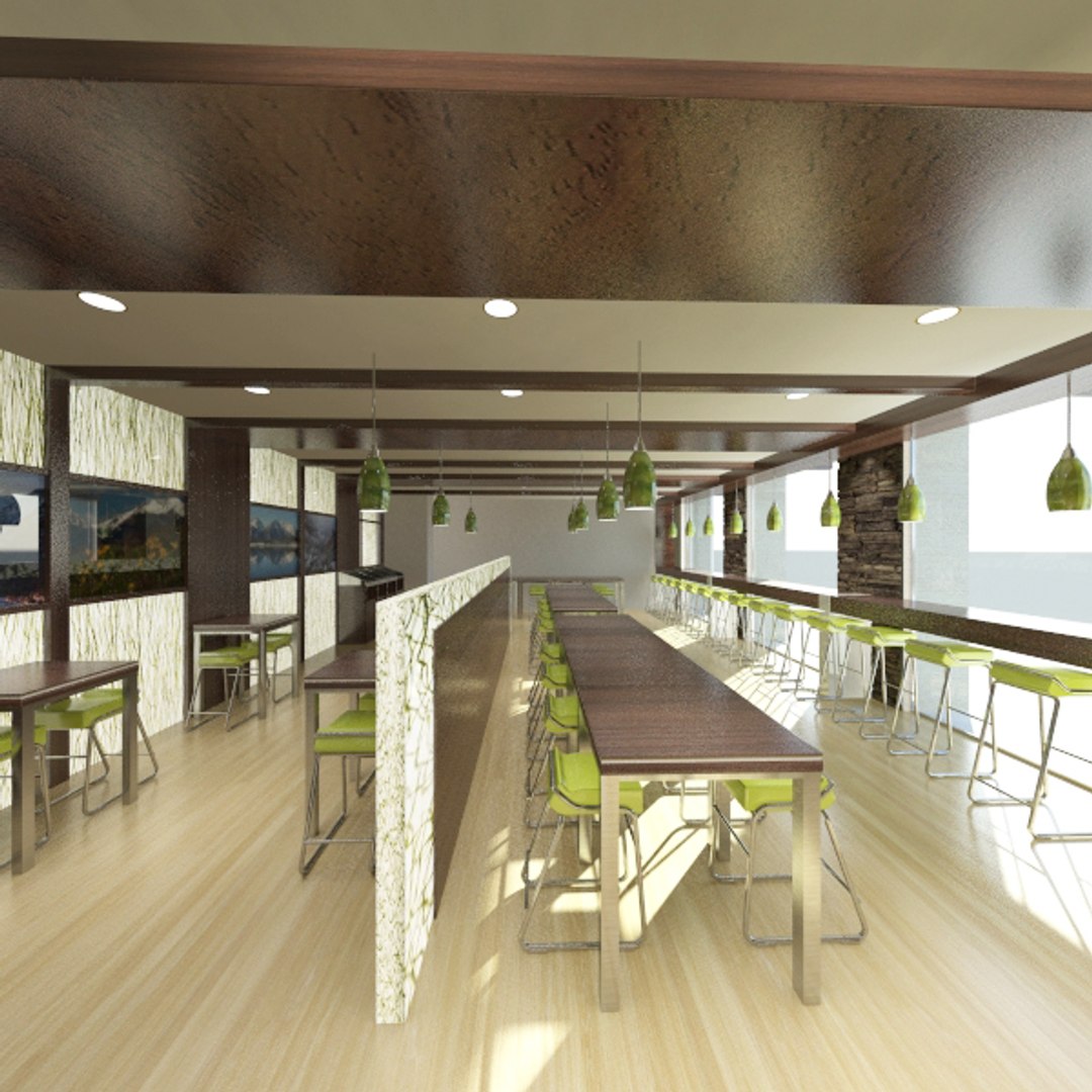 3d Model Break Room