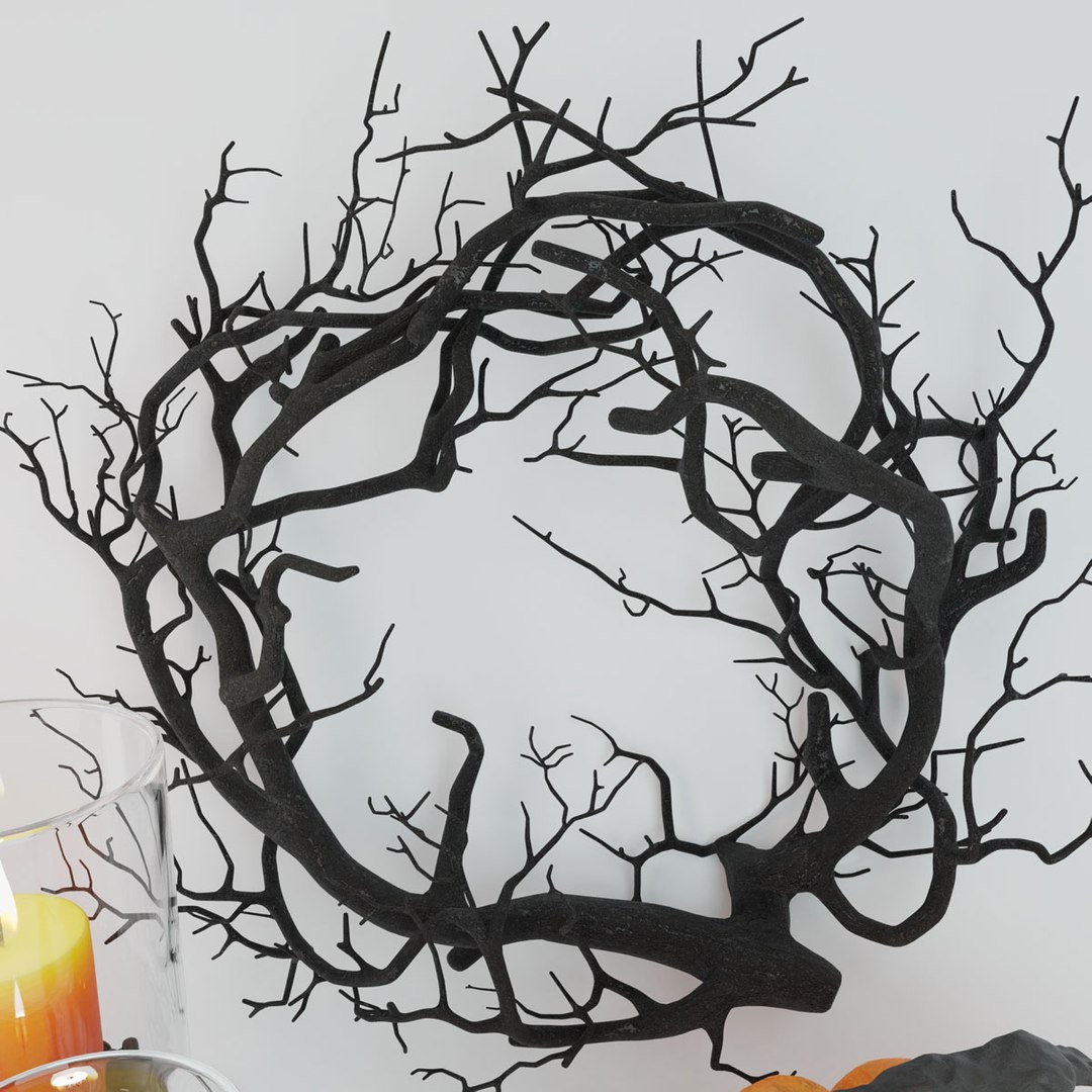 3D Model Halloween Decor Set - TurboSquid 1217603