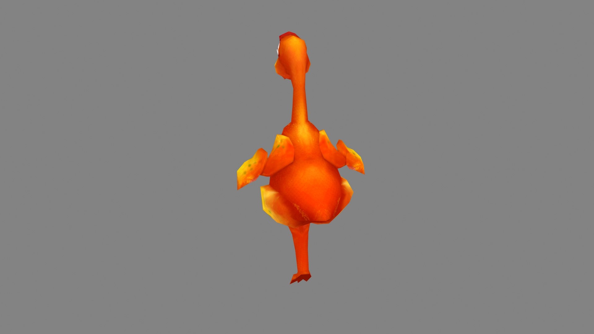 3D Cartoon Roasted Goose - TurboSquid 2110485