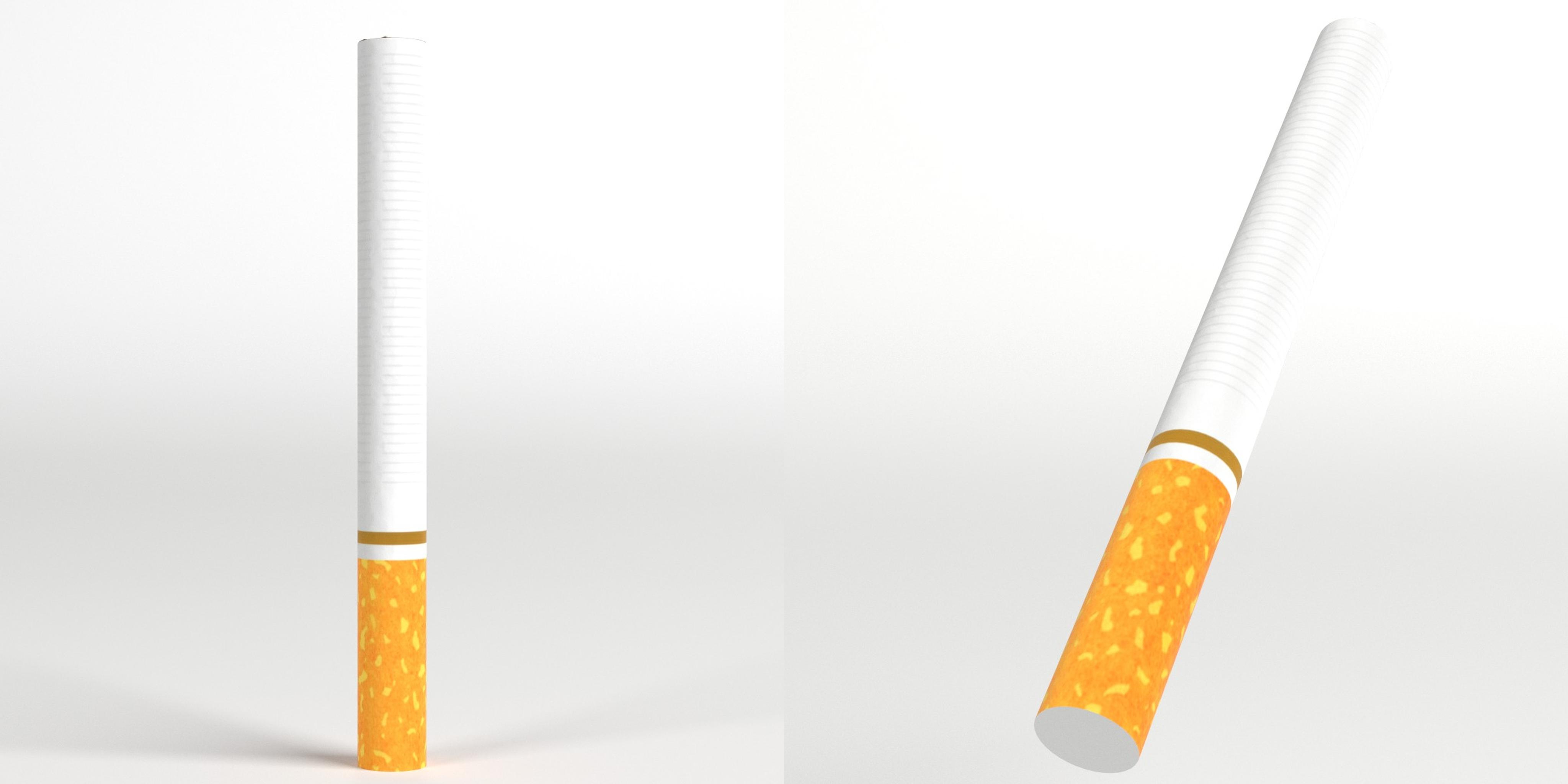 Cigarette production ready 3D model - TurboSquid 1409594