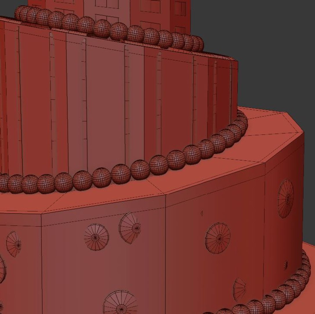 3d model party cake