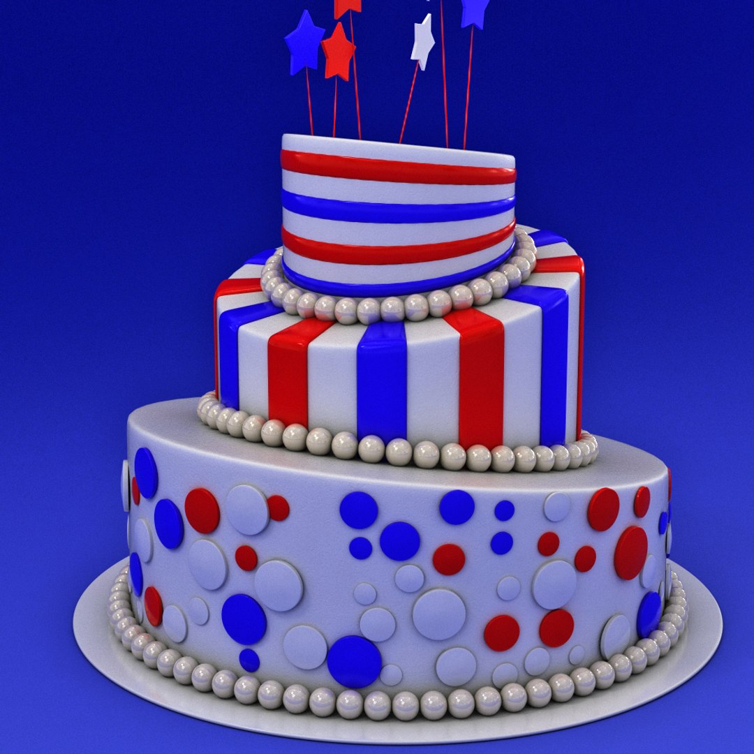 3d model party cake