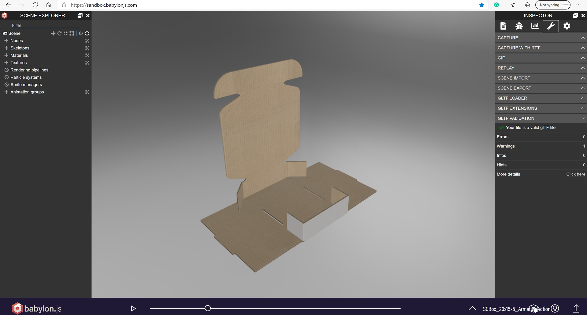 Small cardboard box animation 3D model - TurboSquid 1702076