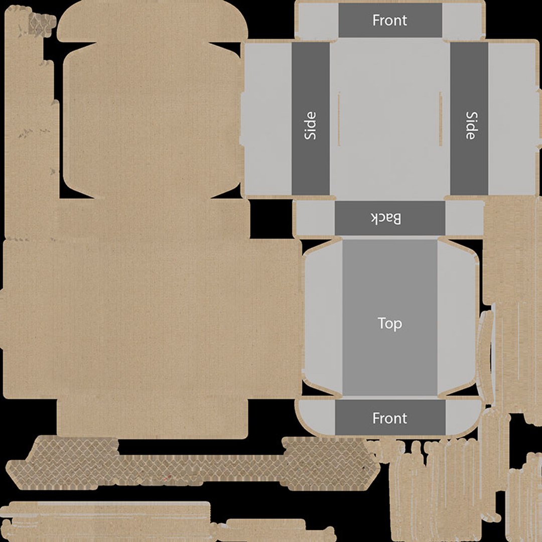 Small cardboard box animation 3D model - TurboSquid 1702076