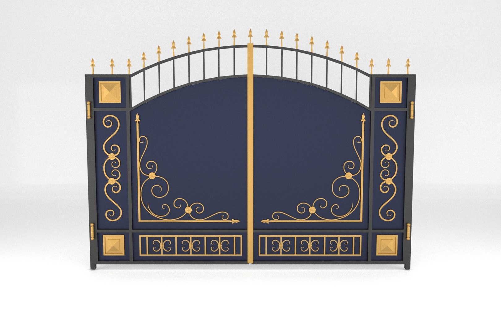 3D Model Iron Gate - TurboSquid 1327764