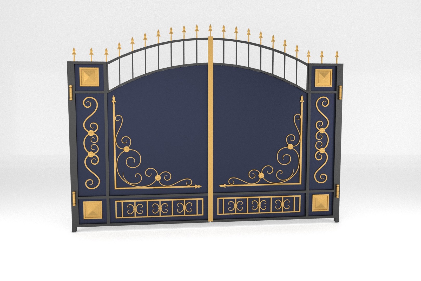 3D Model Iron Gate - TurboSquid 1327764