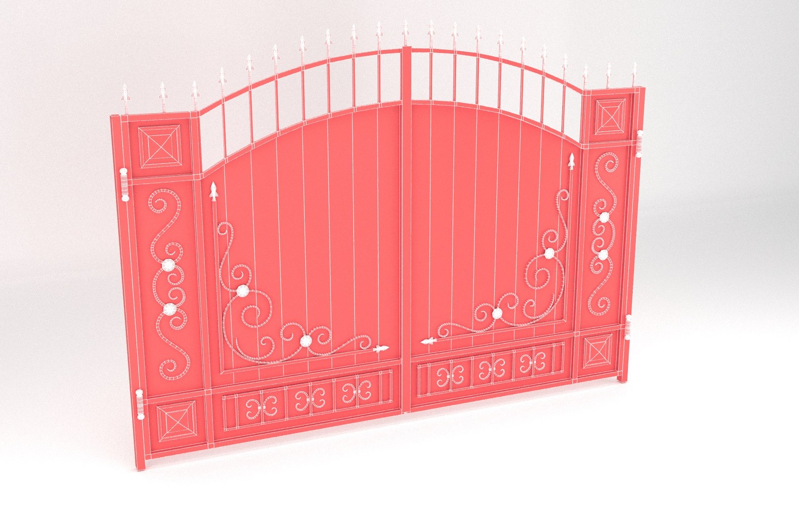 3D Model Iron Gate - TurboSquid 1327764