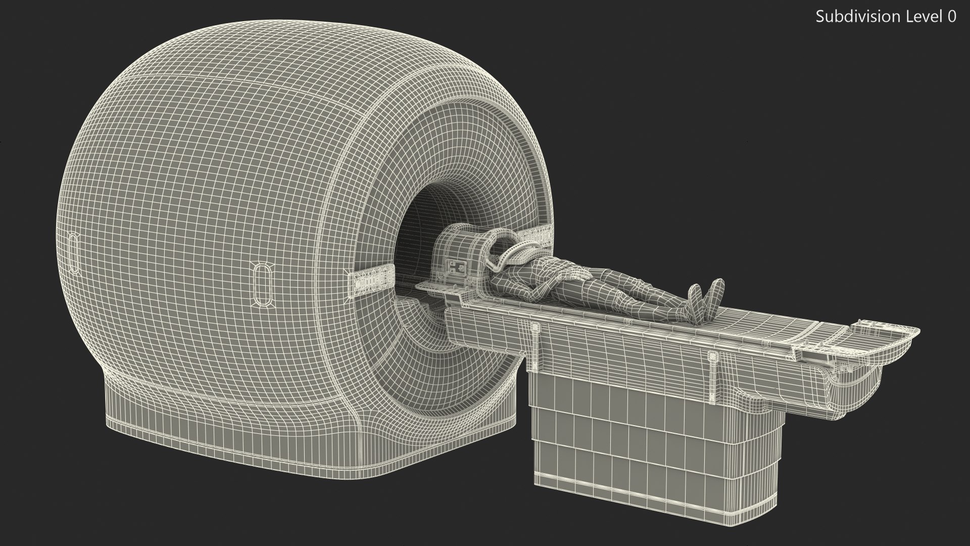 MRI Scanner Philips with Patient Rigged 3D model - TurboSquid 1855934
