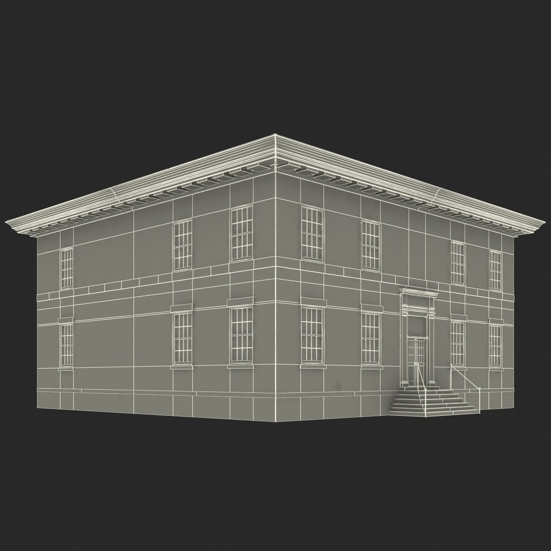3d model courthouse building