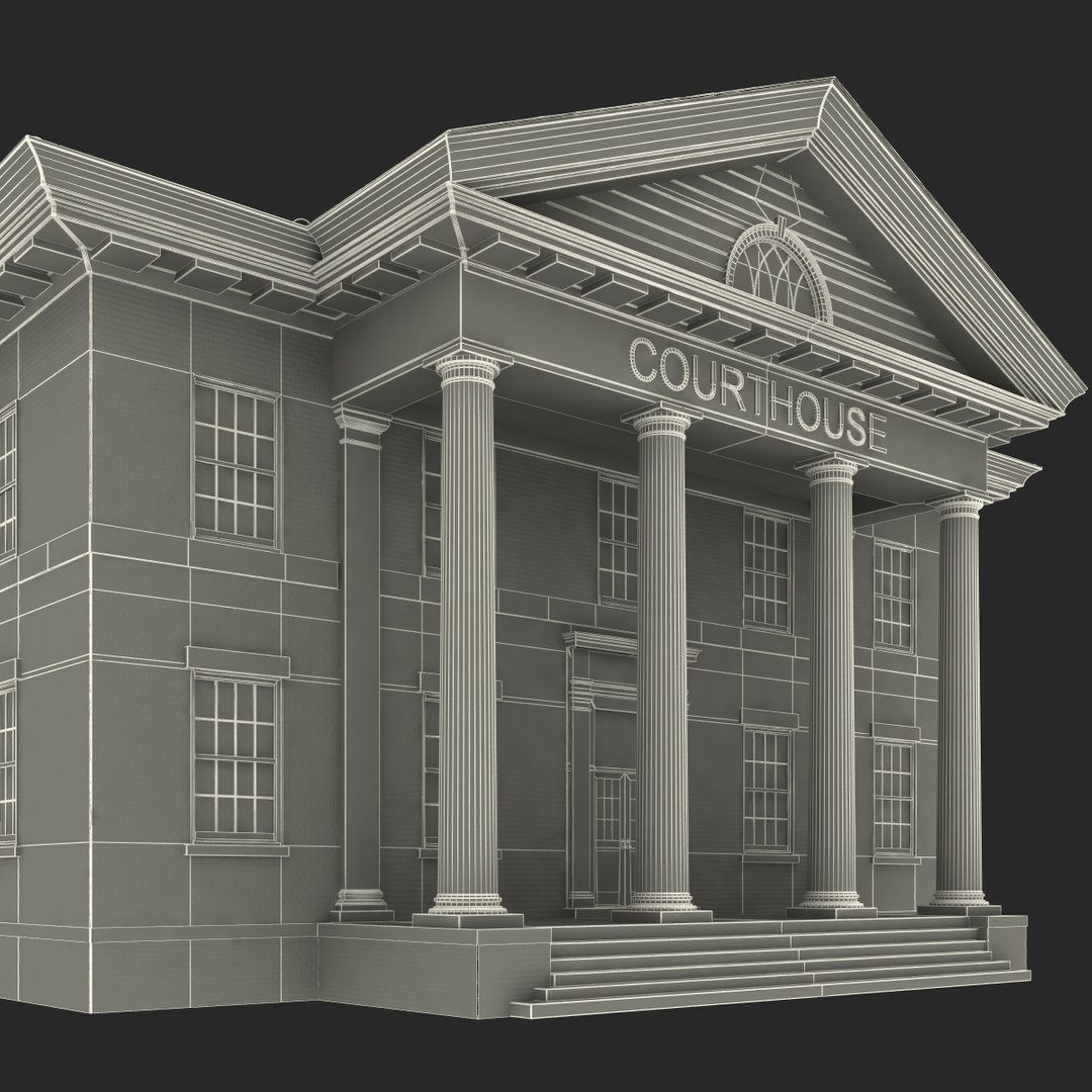 3d model courthouse building