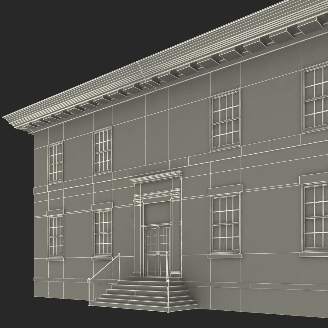 3d model courthouse building