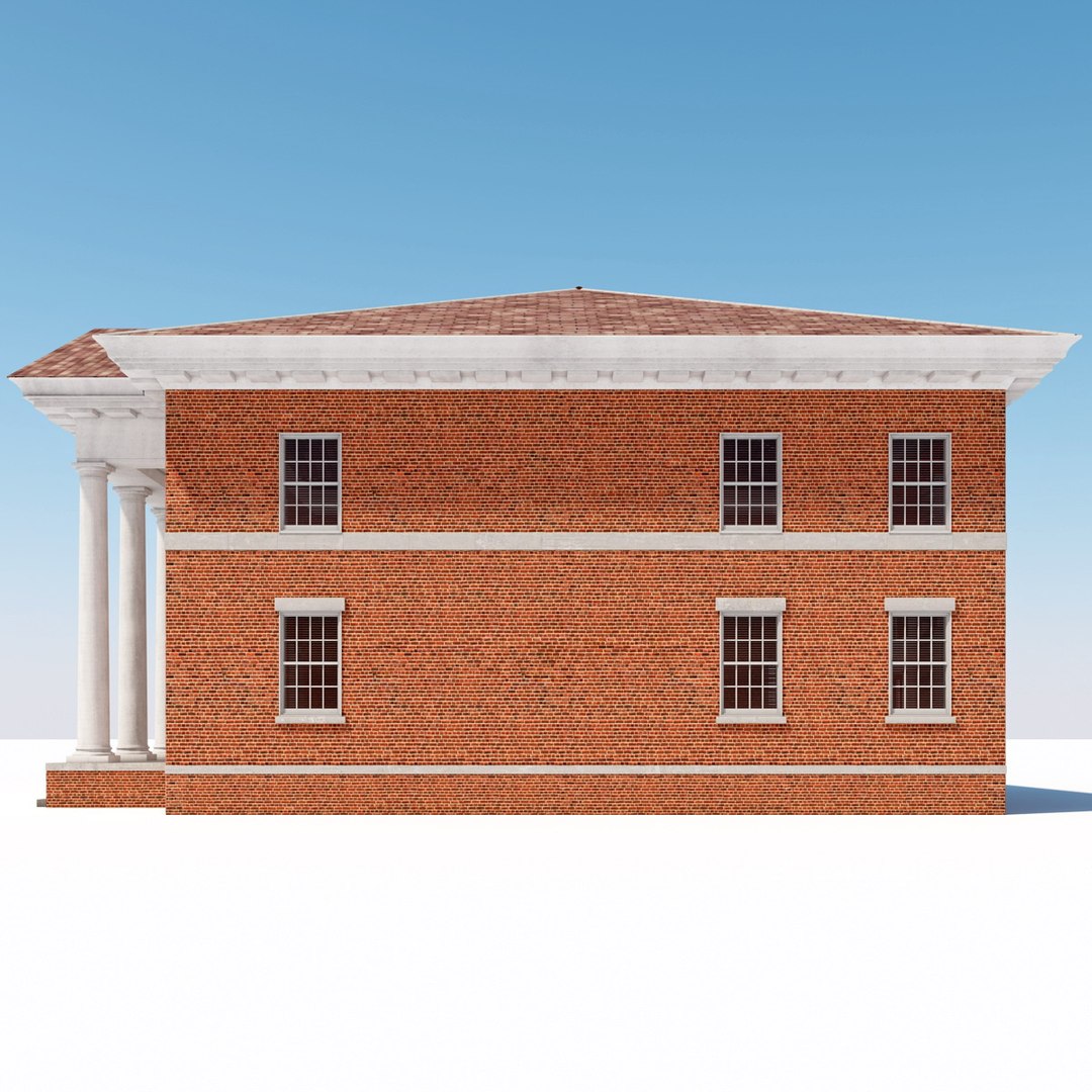 3d model courthouse building