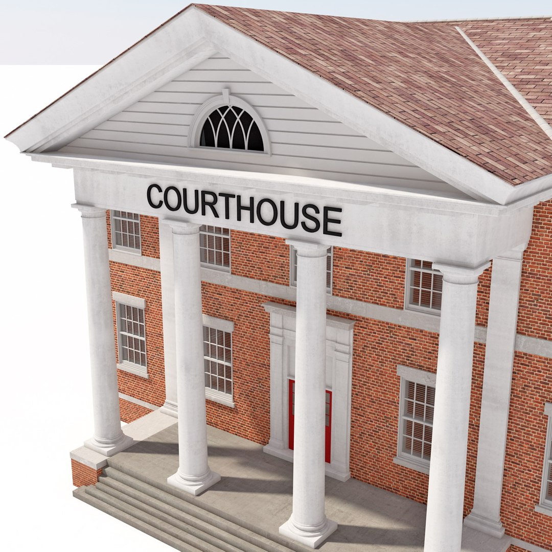 3d model courthouse building