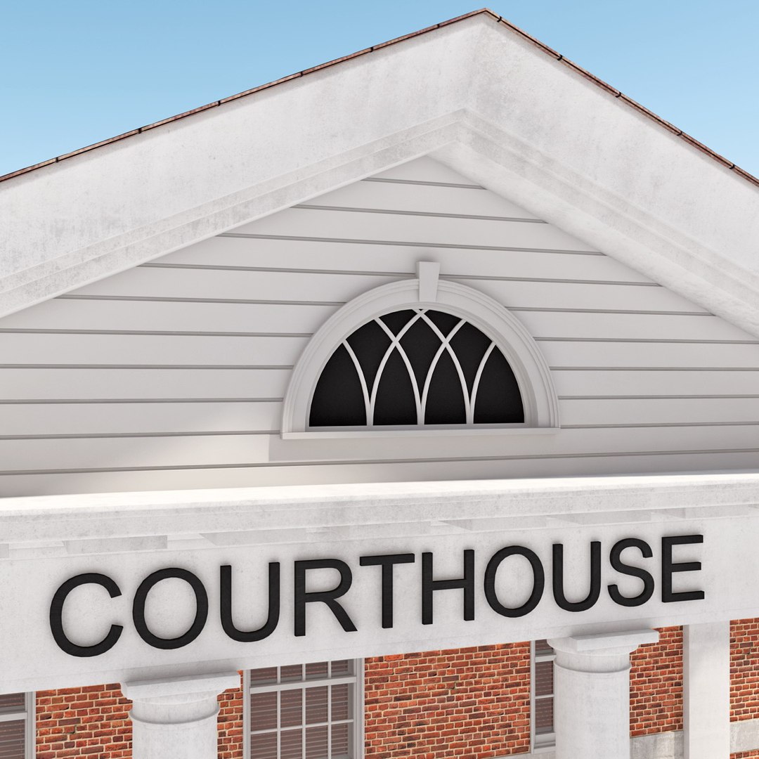 3d model courthouse building