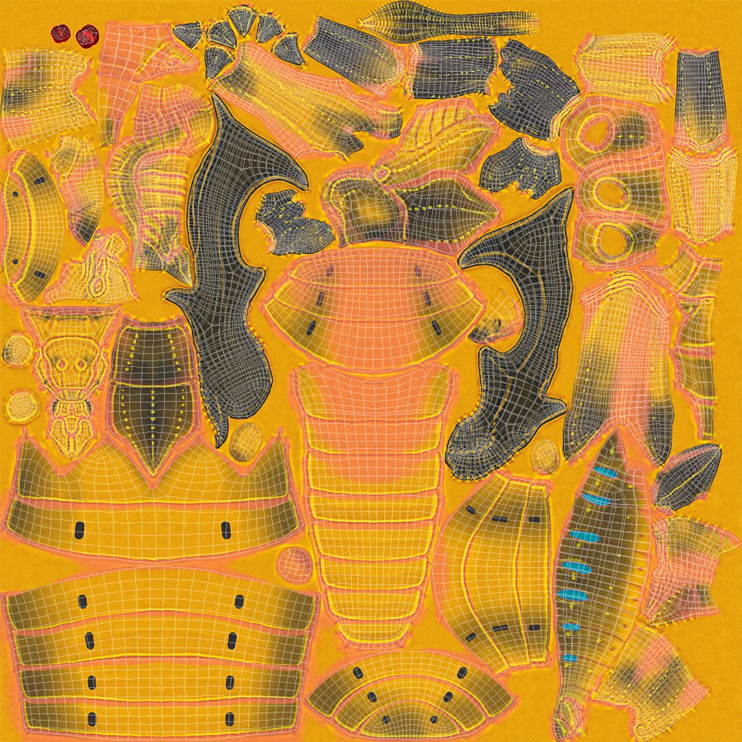 3D 3D Yellow Creature Model - TurboSquid 1951898