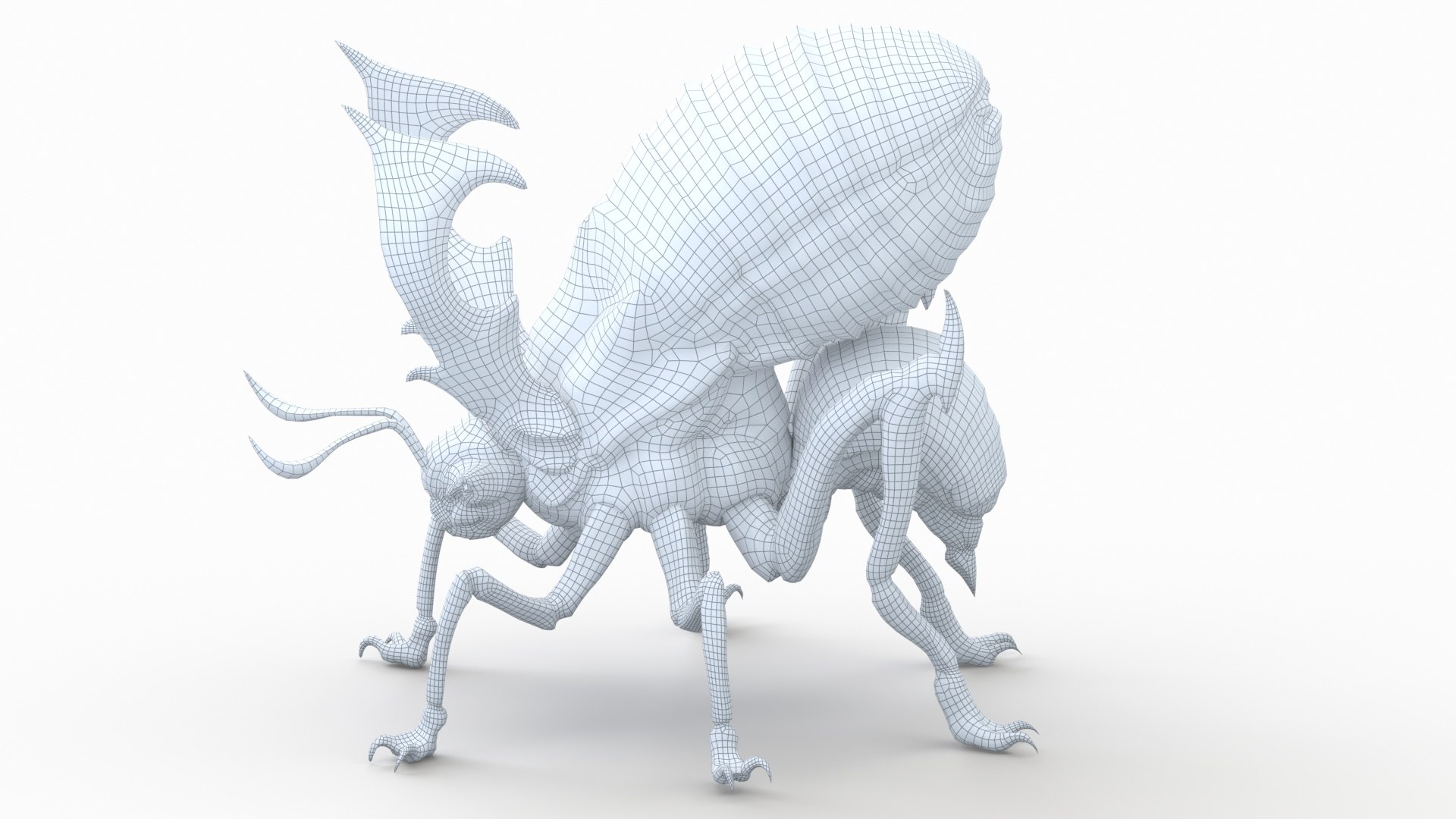 3D 3D Yellow Creature Model - TurboSquid 1951898