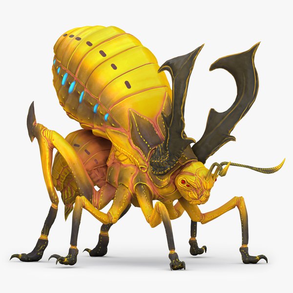 modelo 3d Criatura amarilla 3D - TurboSquid 1951898