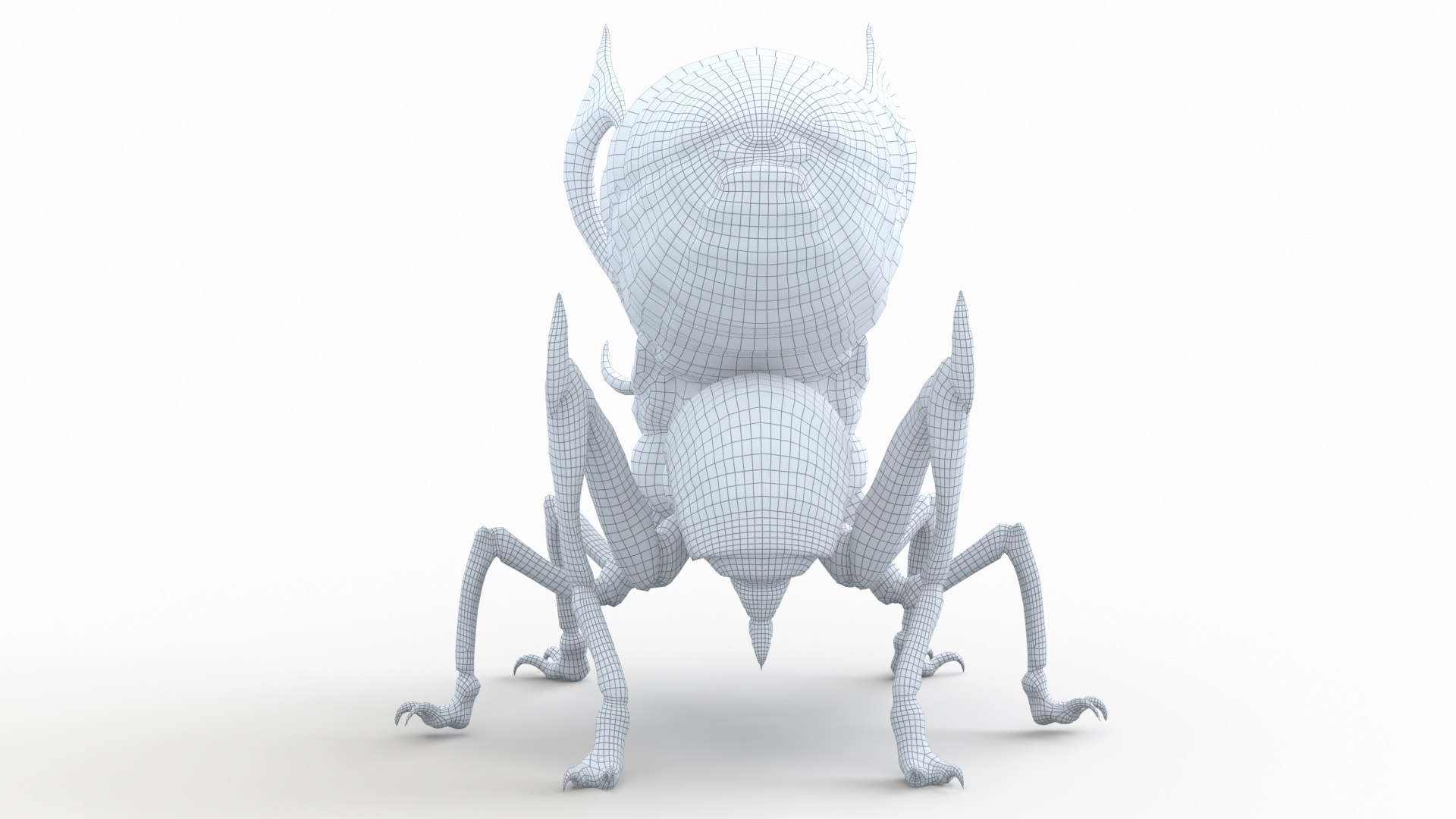 3D 3D Yellow Creature Model - TurboSquid 1951898