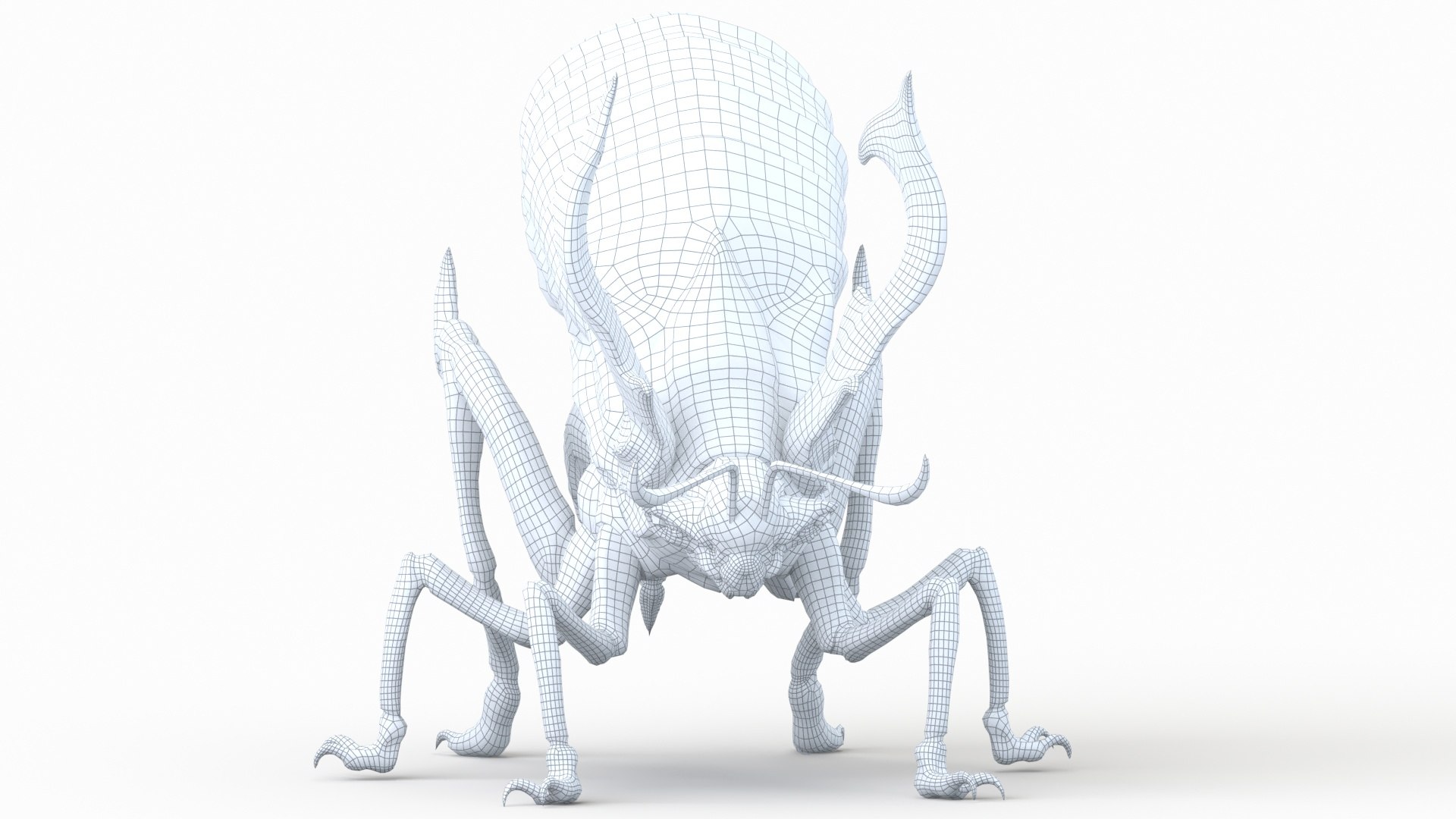 3D 3D Yellow Creature Model - TurboSquid 1951898