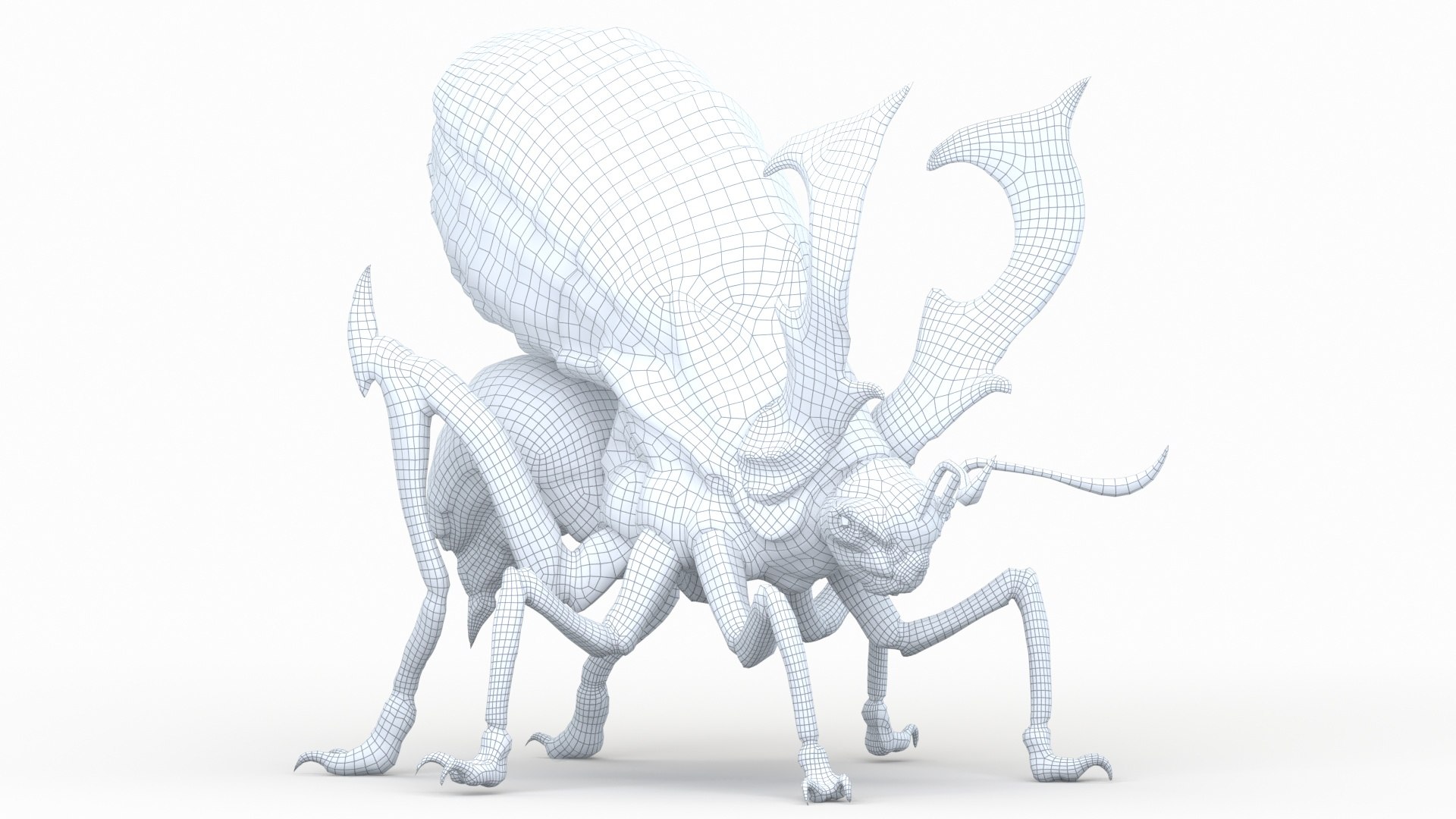 3D 3D Yellow Creature Model - TurboSquid 1951898